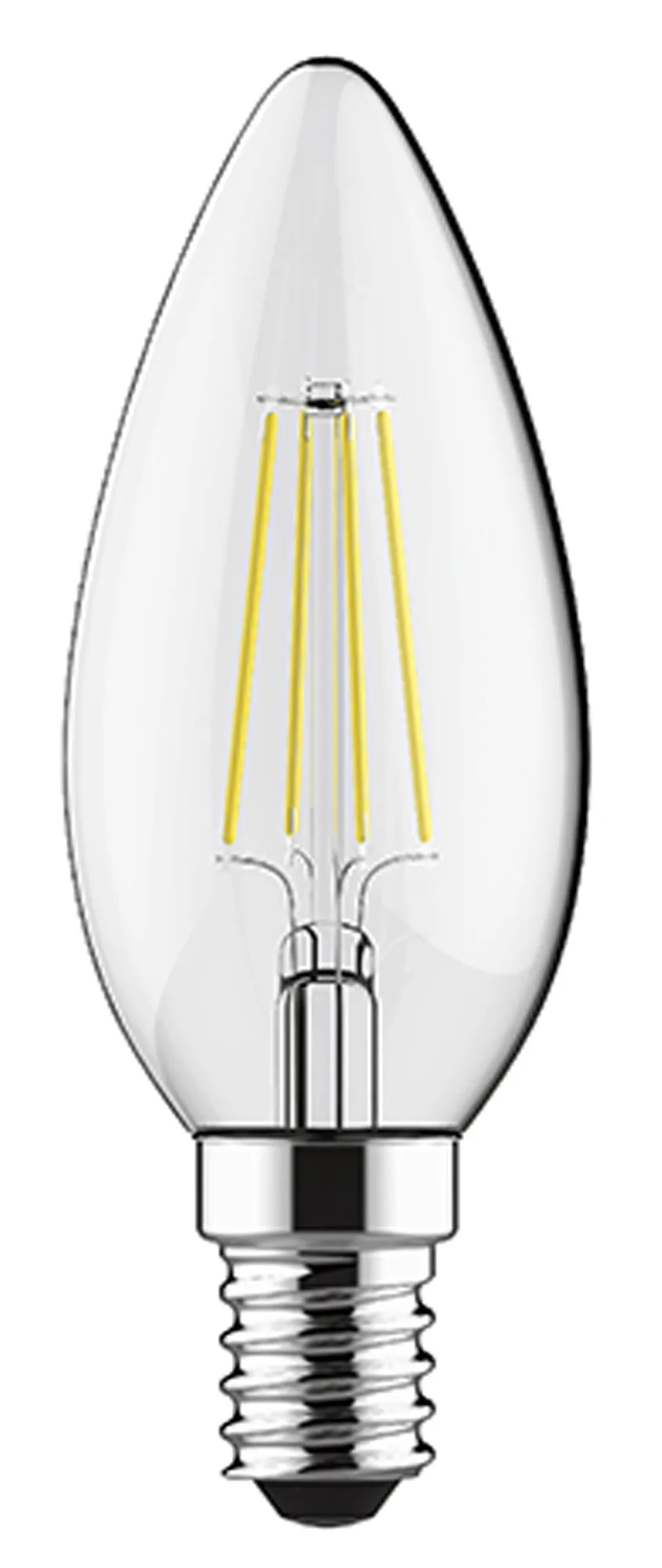 763411133 Value Classic Luxram Value Classic LED Candle E14 4W 2700K 470lm - Inspired Lighting Ltd.